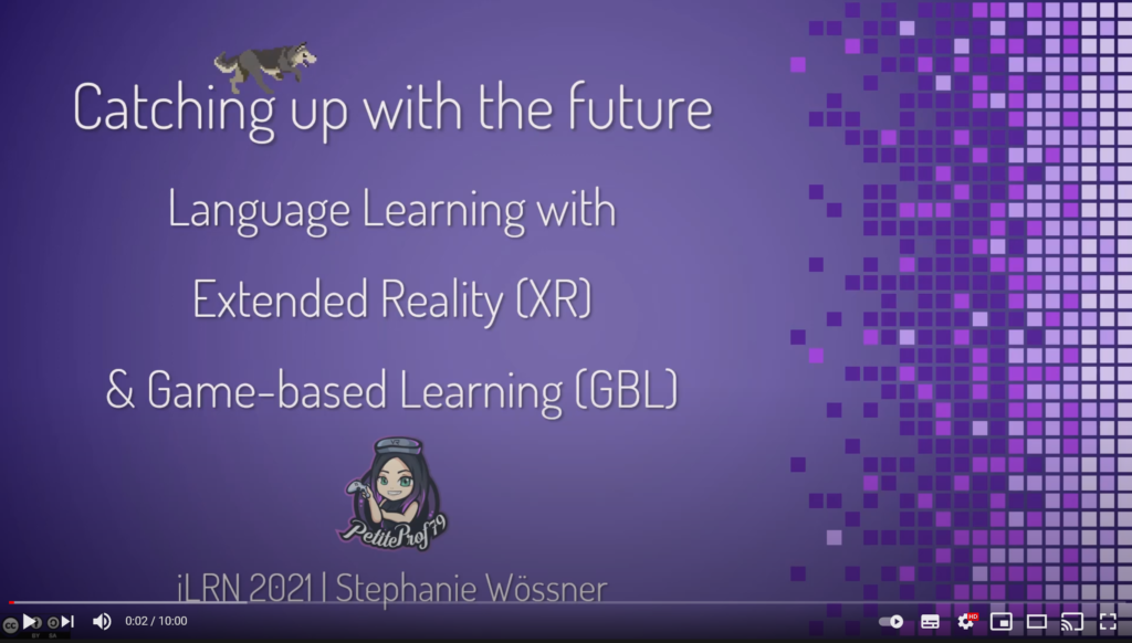 Catching up with the future: Language learning with extended reality ...